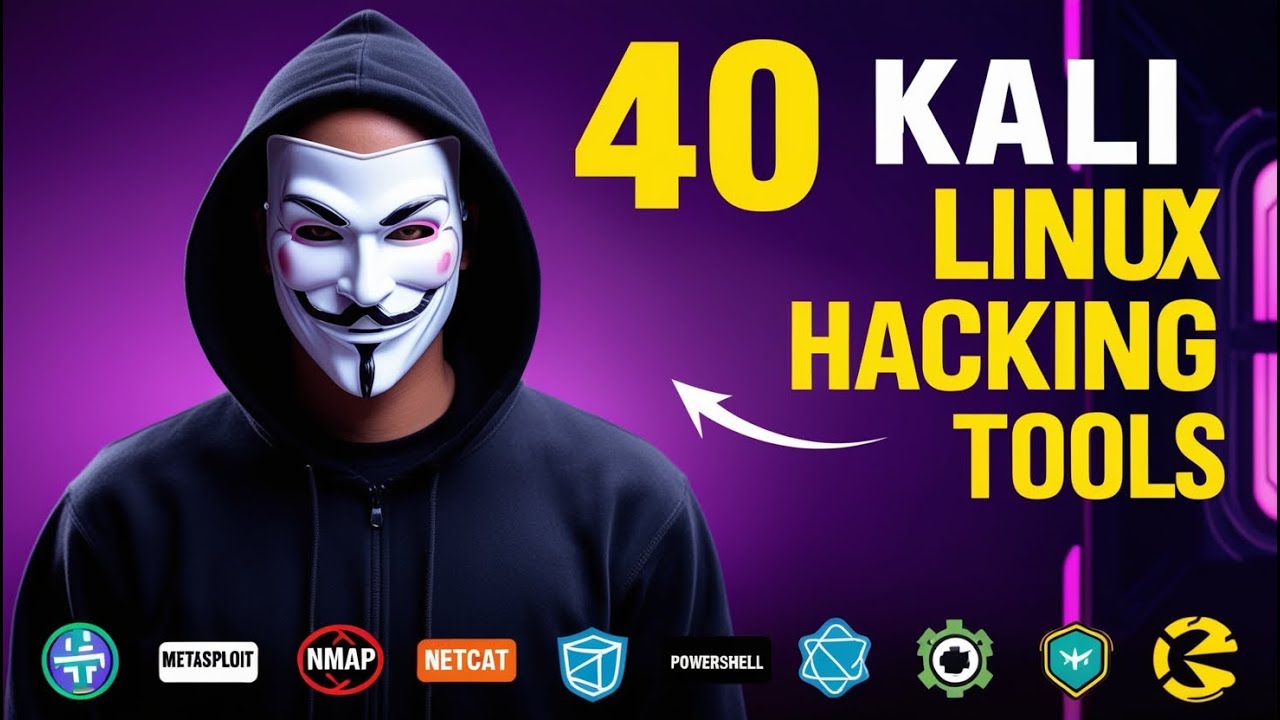 Top 40 Powerfull Hacking Tools in Kali Linux to Hack Anything - YouTube
