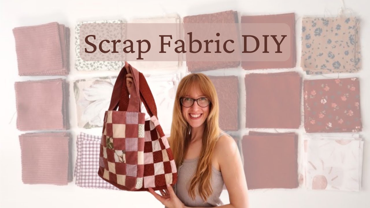 Mini Quilted Tote Bag | Scrap-Busting DIY | Fully lined and reversible ...