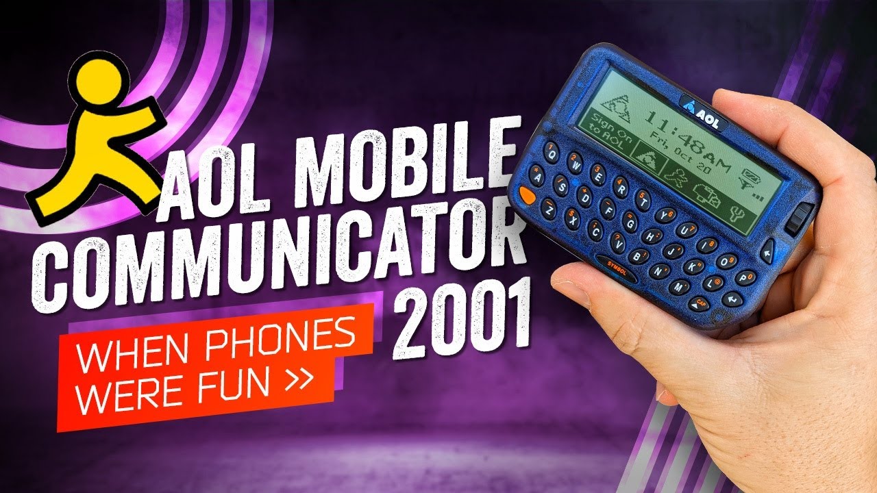 When Phones Were Fun: AOL Mobile Communicator (2001) - YouTube