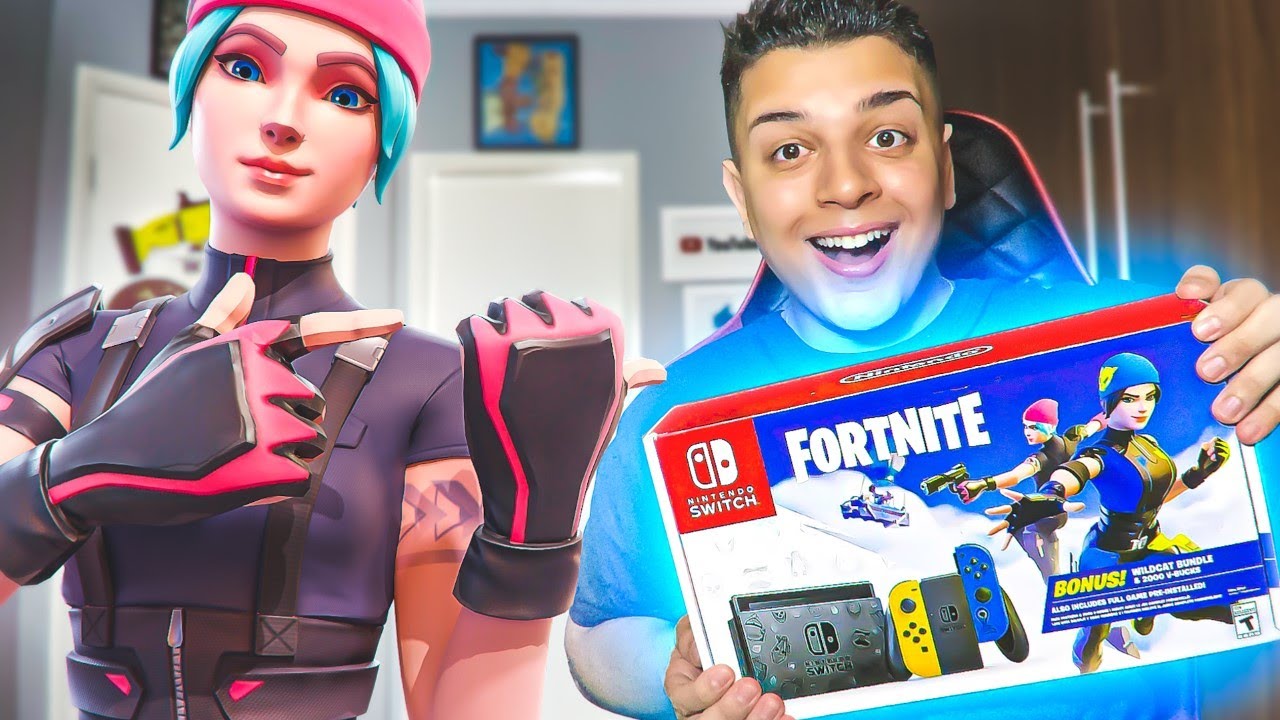FINALMENTE MEU NINTENDO SWITCH WILD CAT CHEGOU! MOSTRANDO TUDO DO ...