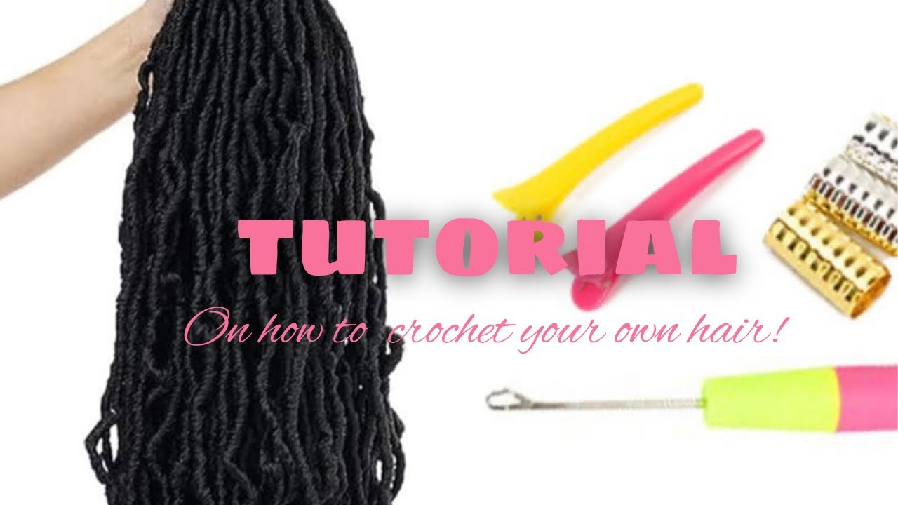 How to crochet your own hair! || tutorial || Affordable ||easy to apply ...