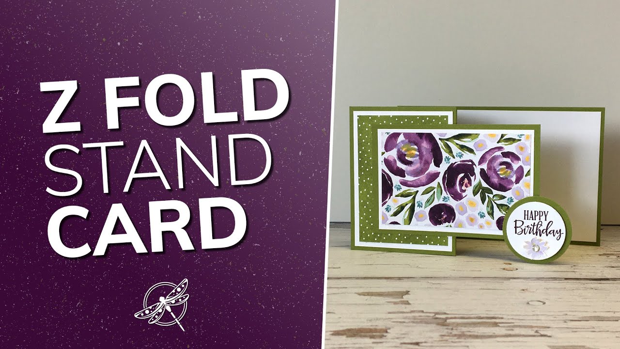 Z Fold Stand Card - YouTube