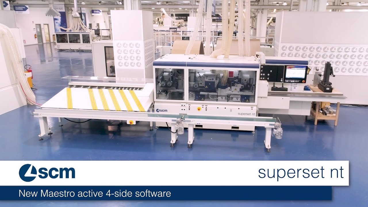 scm superset nt and the new Maestro active 4-side software - YouTube