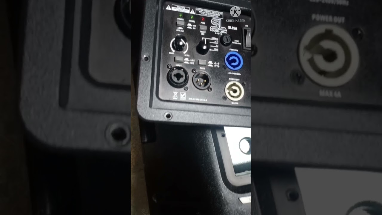 Sound Logic SL15A Active Speaker - YouTube