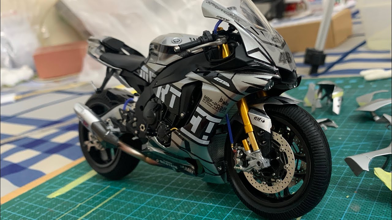 Mô hình R1M Design tem và update super detail | Mô hình Moto - YouTube