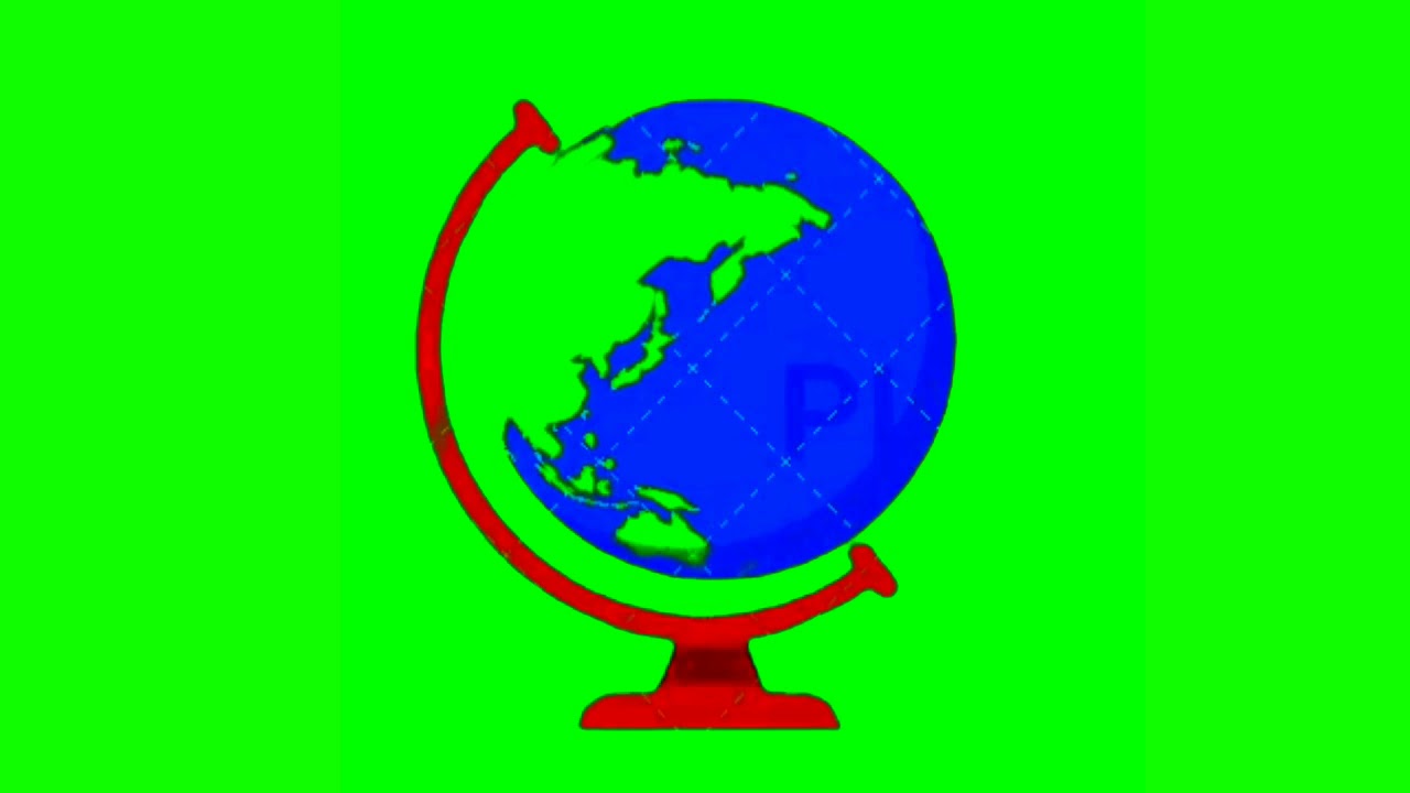 Spinning Globe Free Green Screen , Globe Animation green screen Full HD ...
