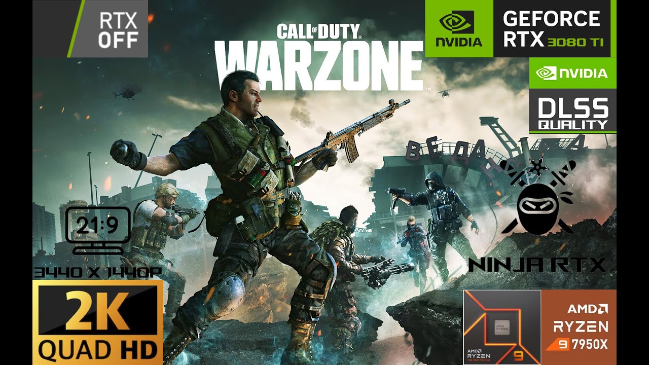 Call of Duty : Warzone | RTX 3080 Ti 12GB (21:9 UWQHD 1440p Max ...