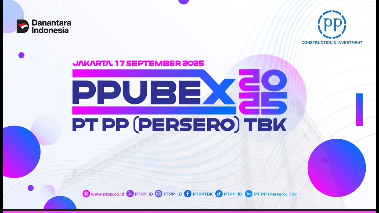 Paparan Publik PT PP (Persero) Tbk 2025 - YouTube