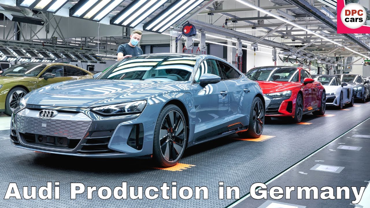 Audi Production in Germany A6, A7, A8 and e-Tron GT - YouTube