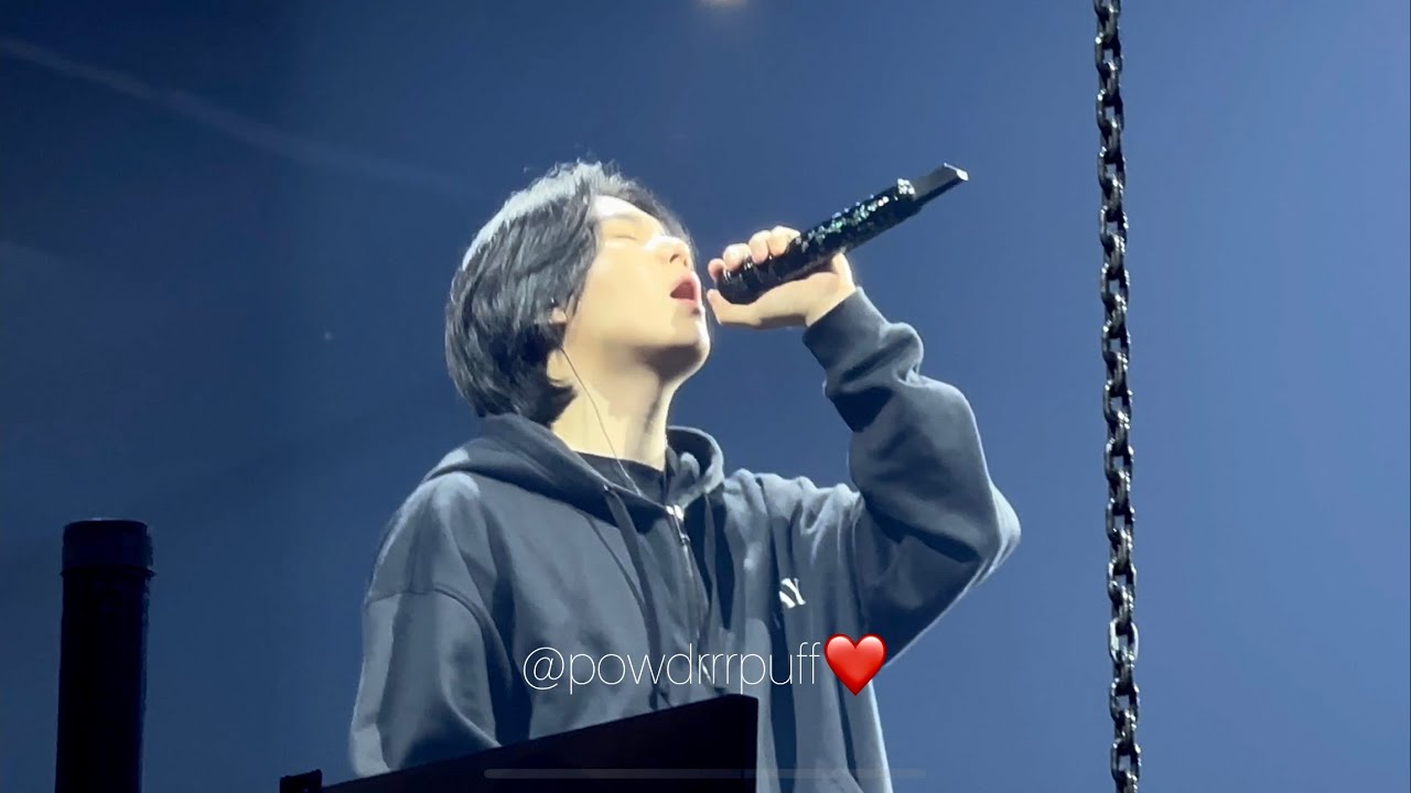 230505 - FANCAM - Suga - SOUNDCHECK - People Pt. 2 사람 Pt. 2 - Agust D ...