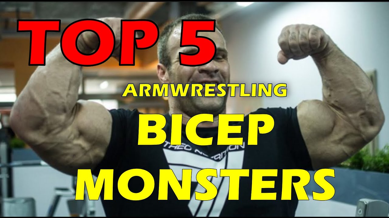 Top 5 STRONGEST biceps in armwrestling - YouTube