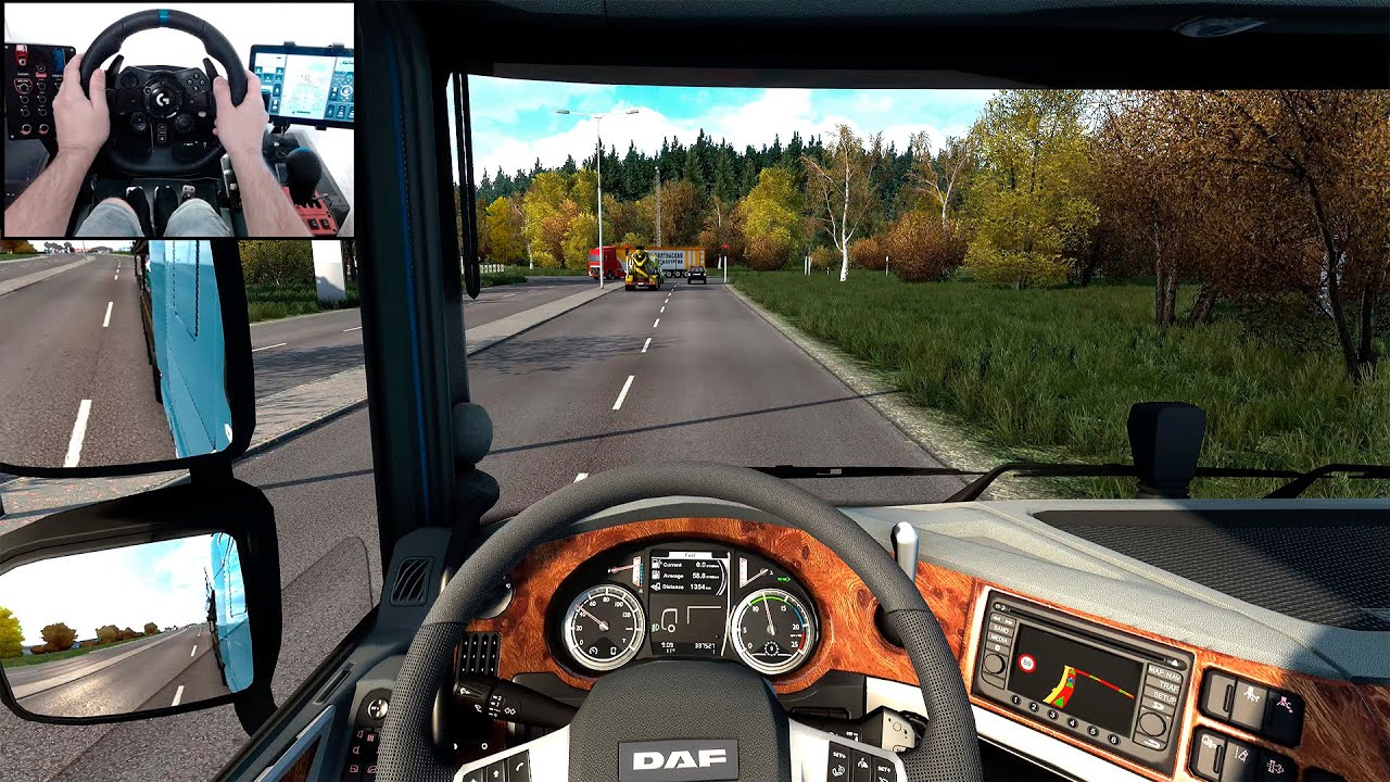 Driving to Sweden on DAF - Euro Truck Simulator 2 | Logitech G - YouTube