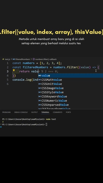 Metode Filter Array Javascript Melakukan Penyaringan Kepada Setiap Elemen Coding Edukasi