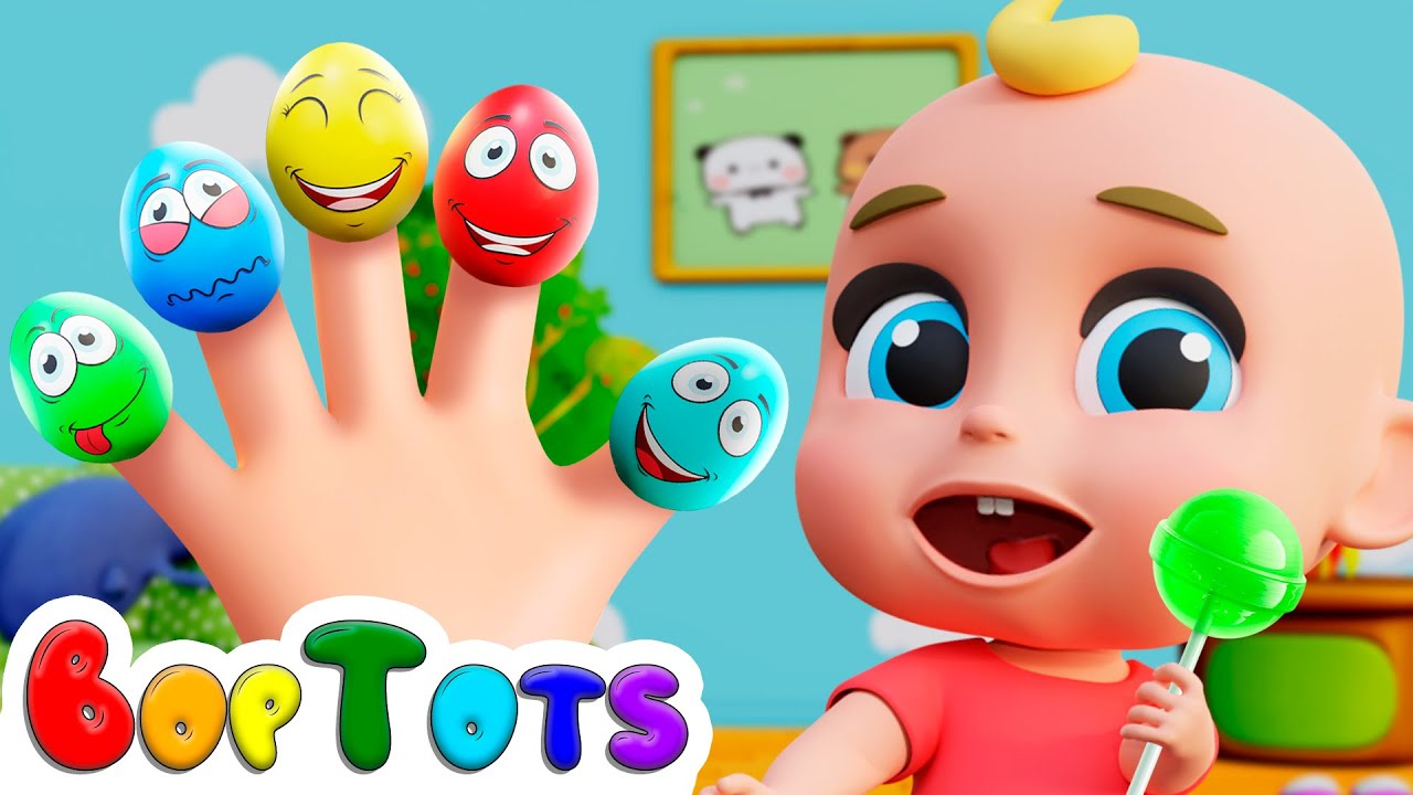 Finger Family Song | Catch the Surprise Egg + More Nursery Rhymes ...