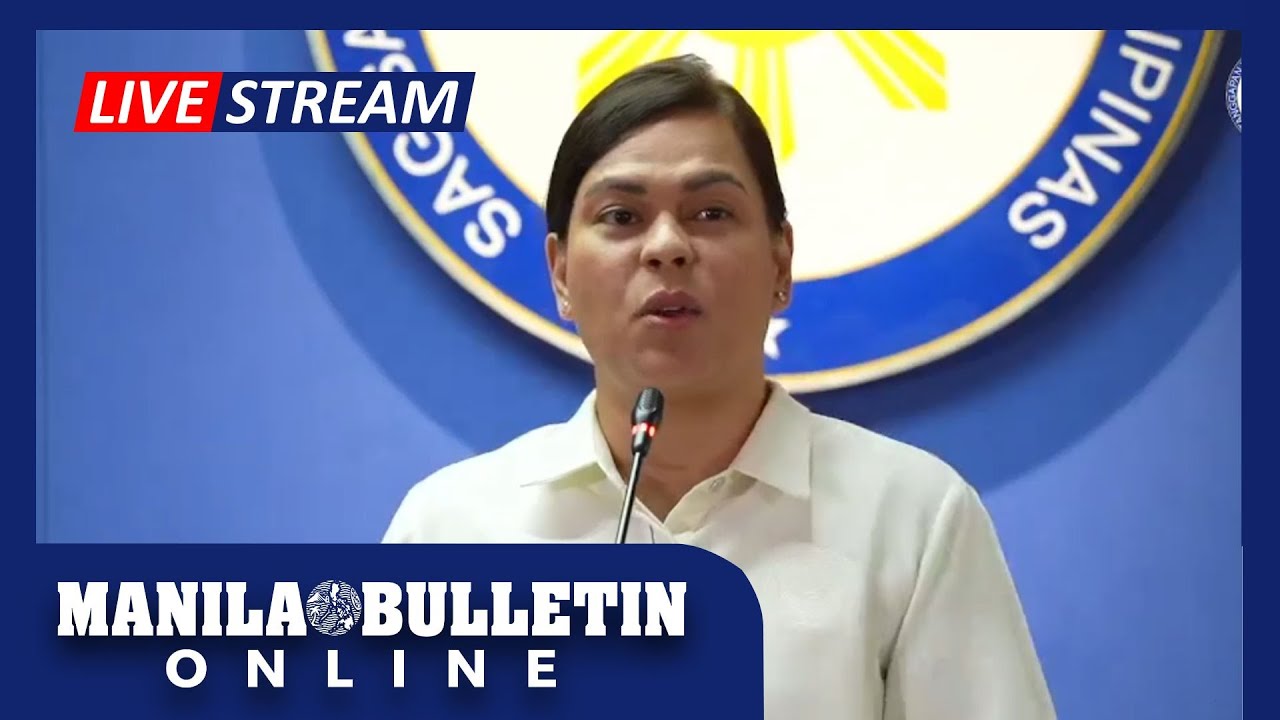 FULL VIDEO: Vice President Sara Duterte holds press conference | Sept ...