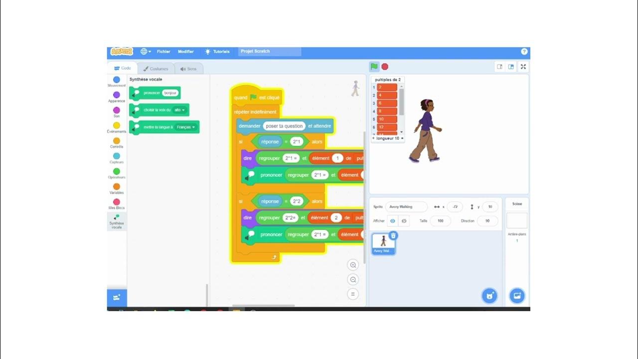 comprendre et utiliser les listes avec scratch - YouTube