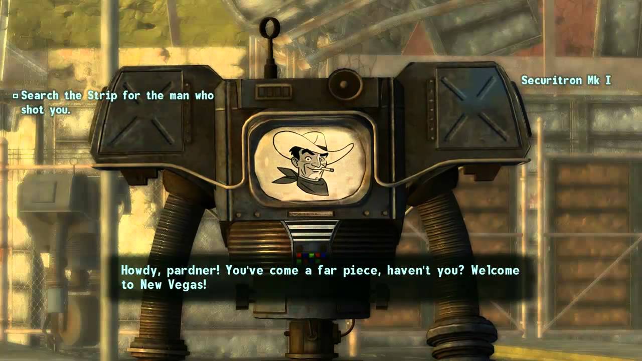 Let's Play Fallout New Vegas 10 - He shot me, in the face. - YouTube