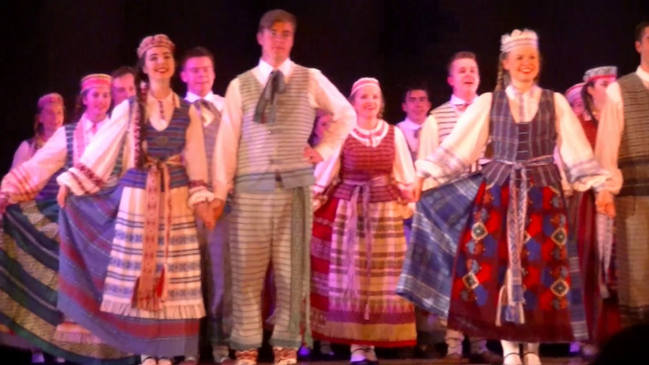 Lithuanian Folk Dance at Juventus in Cleveland - YouTube