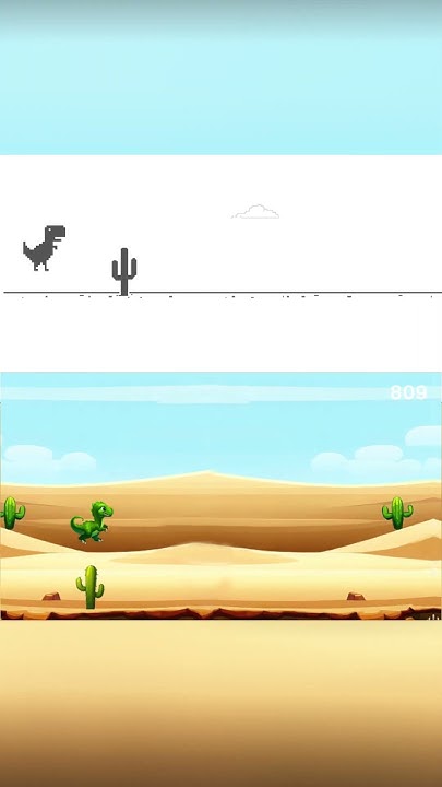 Transforming Chrome Dino Game with Unity and AI Magic! - YouTube