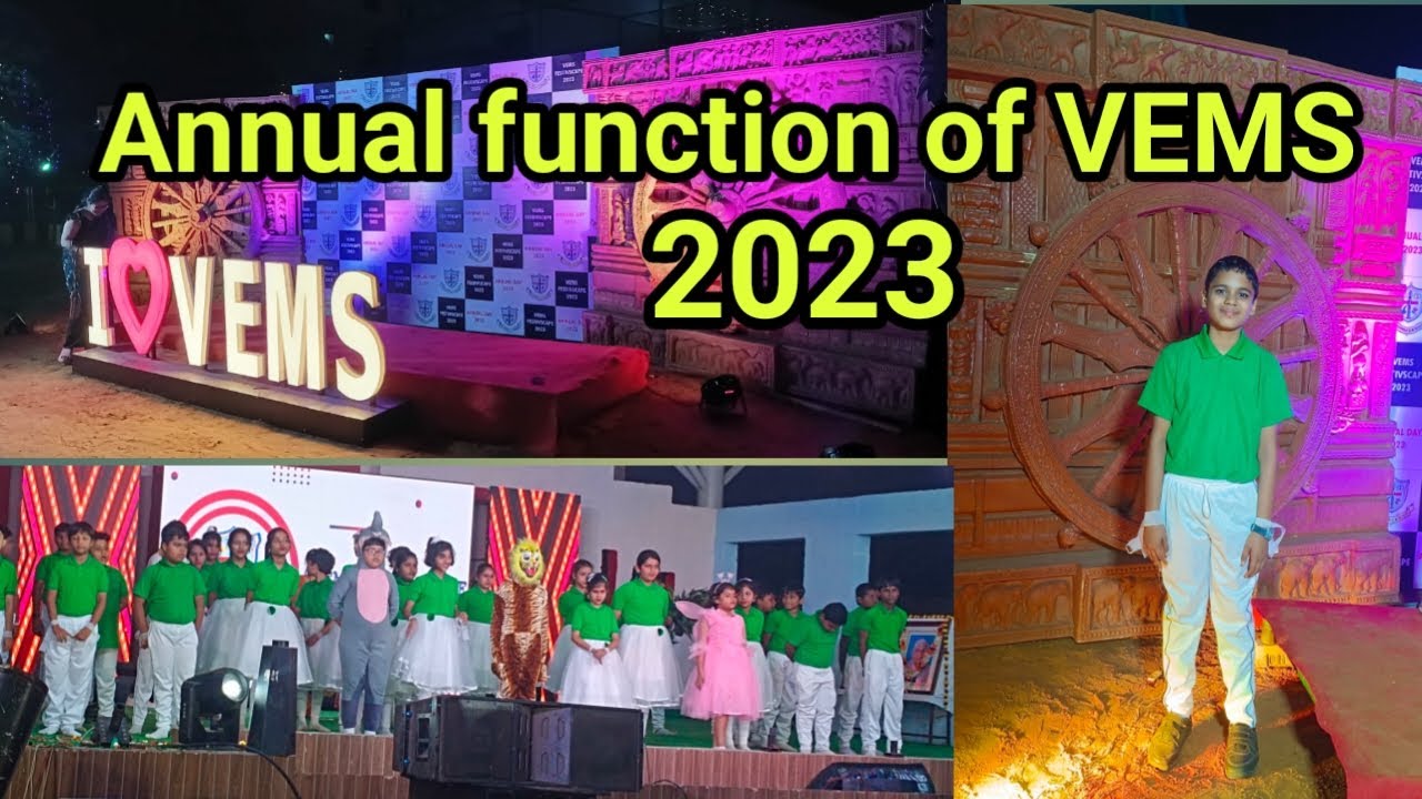 Annual function of Venkateswar English Medium school🏫VEMS FESTIVSCAPE🏫 ...