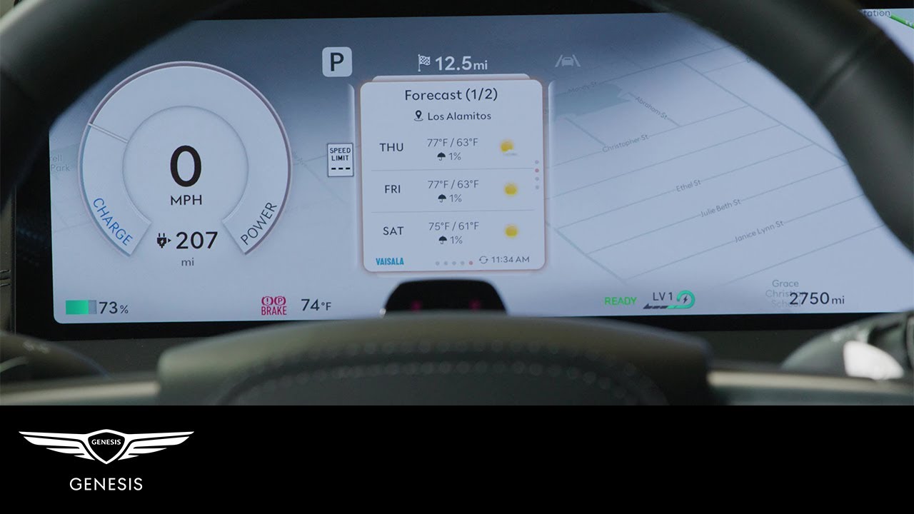 How to Use the Instrument Cluster Widgets | 2026+ GV60 | Genesis USA ...