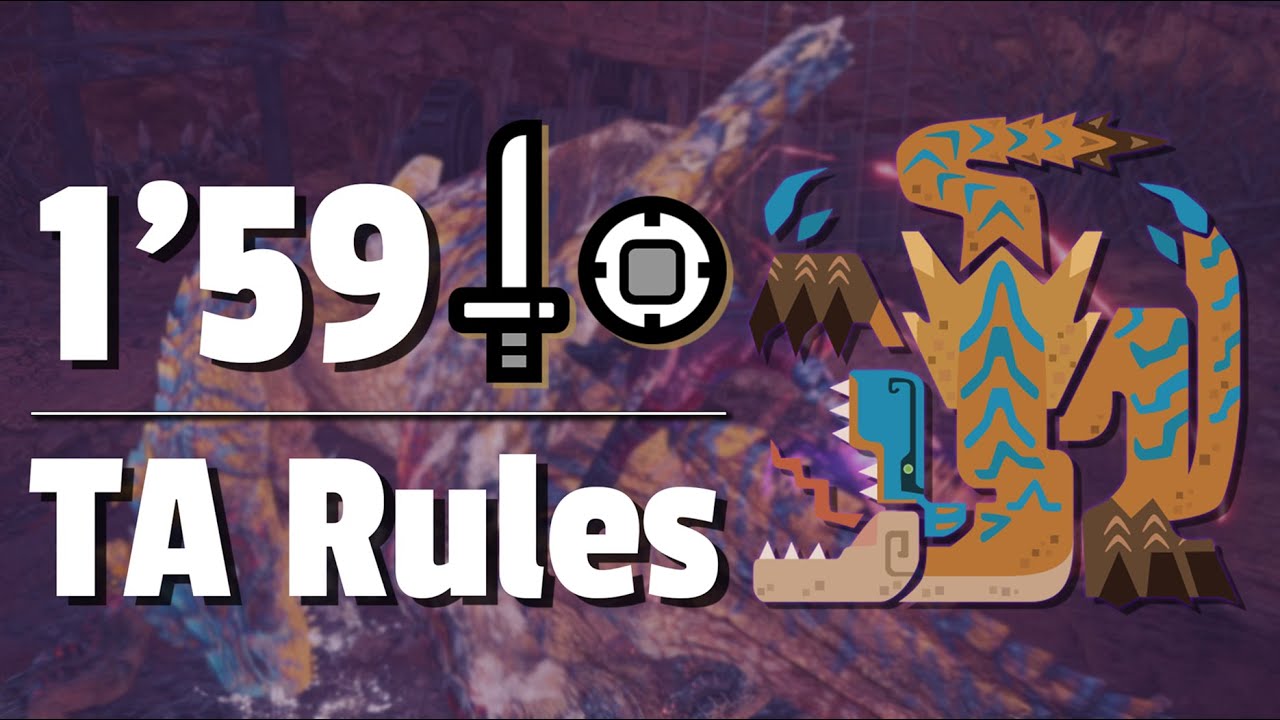 Tigrex vs. Sword & Shield 1'59 | TA Wiki Rules |【MHWorld Iceborne ...