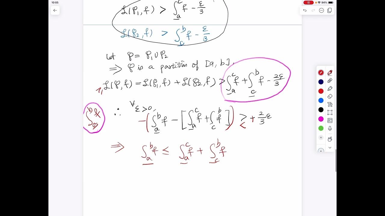 Lecture 6(Advanced Calculus 2): Properties of Riemann integral(part 2-2) - YouTube