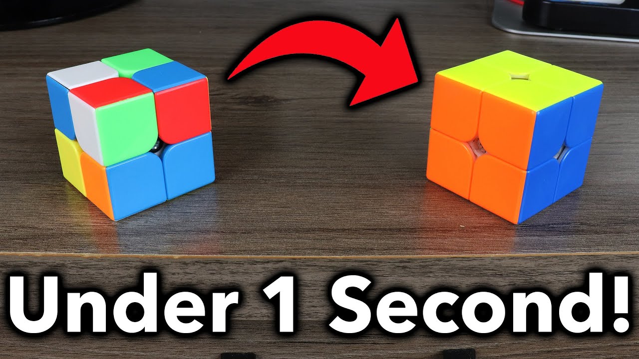 How To Solve A 2x2 Rubik s Cube In UNDER 1 SECOND