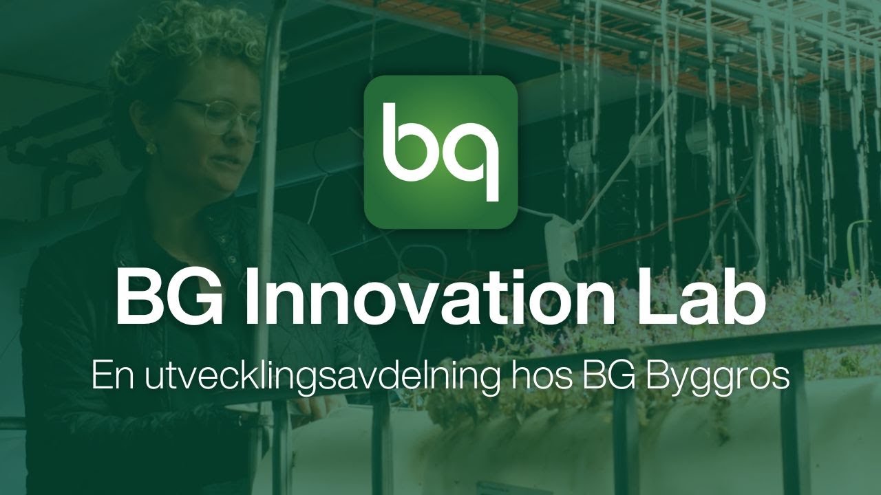 Kom in och upplev BG Byggros Innovation Lab - YouTube