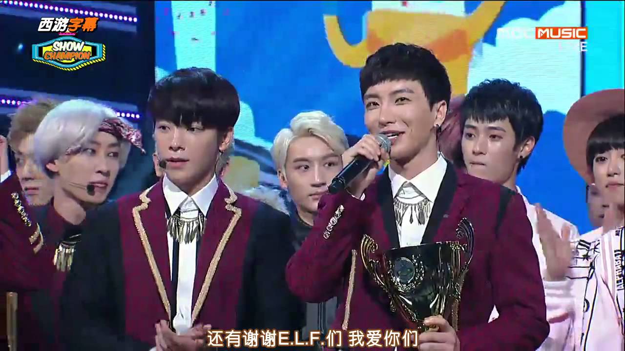 140910 Show Champion SJ 一位 中字 - YouTube