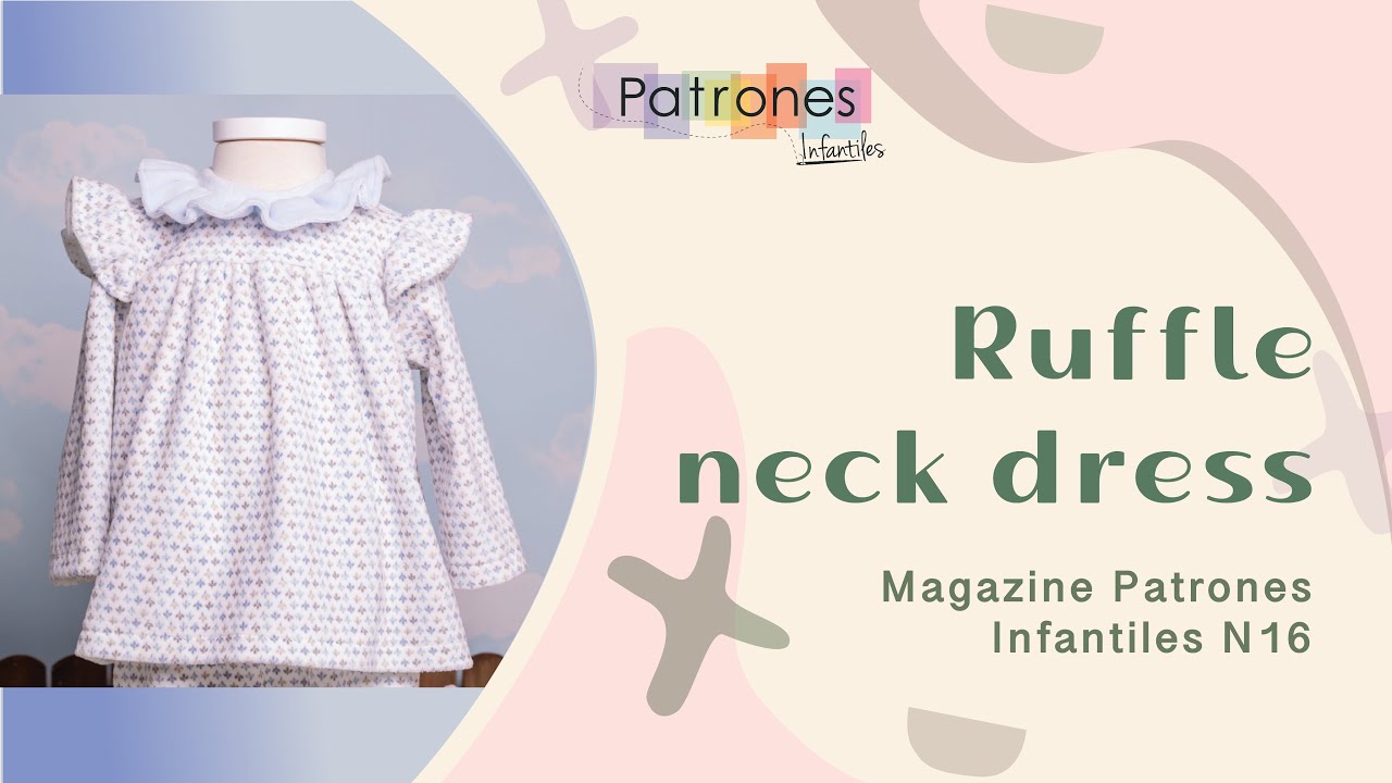 22. How to make a ruffle neck dress - YouTube