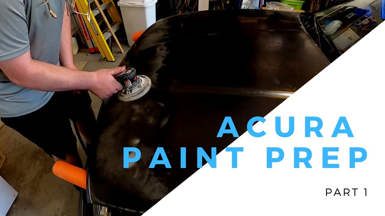 Acura paint prep Part 1 - YouTube