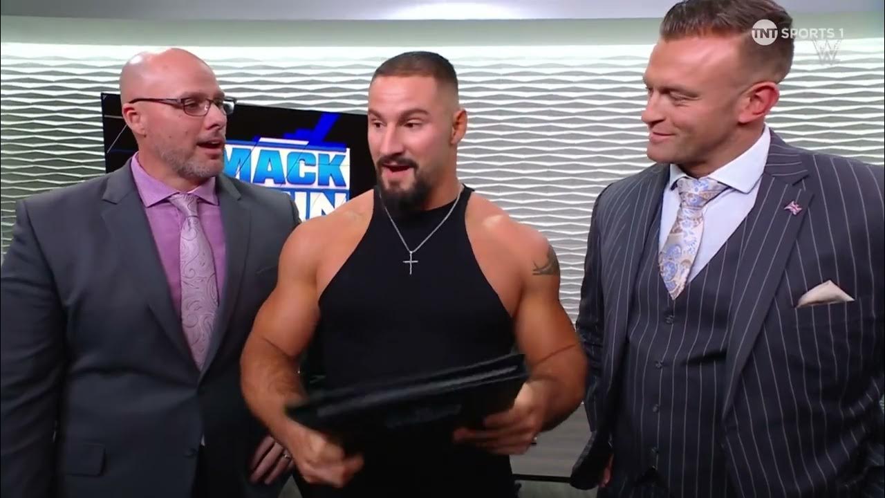 Bron Breakker meets with Adam Pearce & Nick Aldis | SmackDown 02/02/24 - YouTube