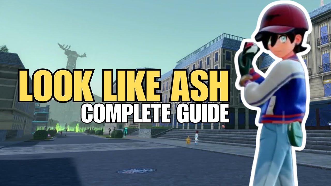 LOOK LIKE ASH in Pokémon Legends Z-A (Complete Outfit Guide) - YouTube