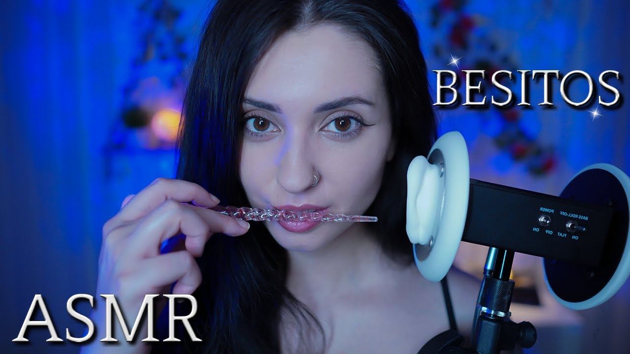 ASMR BESITOS Y CARICIAS PARA DORMIR 💖 ASMR EAR MASSAGE & KISSES - YouTube