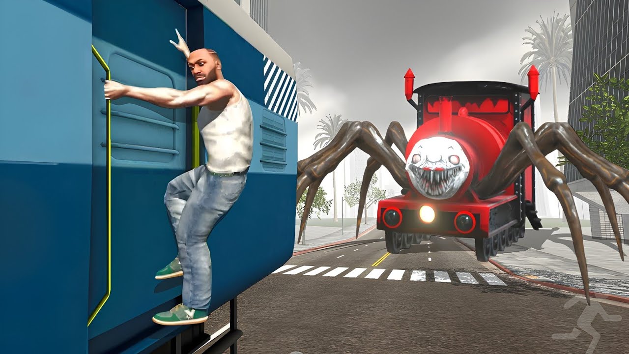 Franklin fight horror chuchu Charles in Indian bike's draving 3d ...