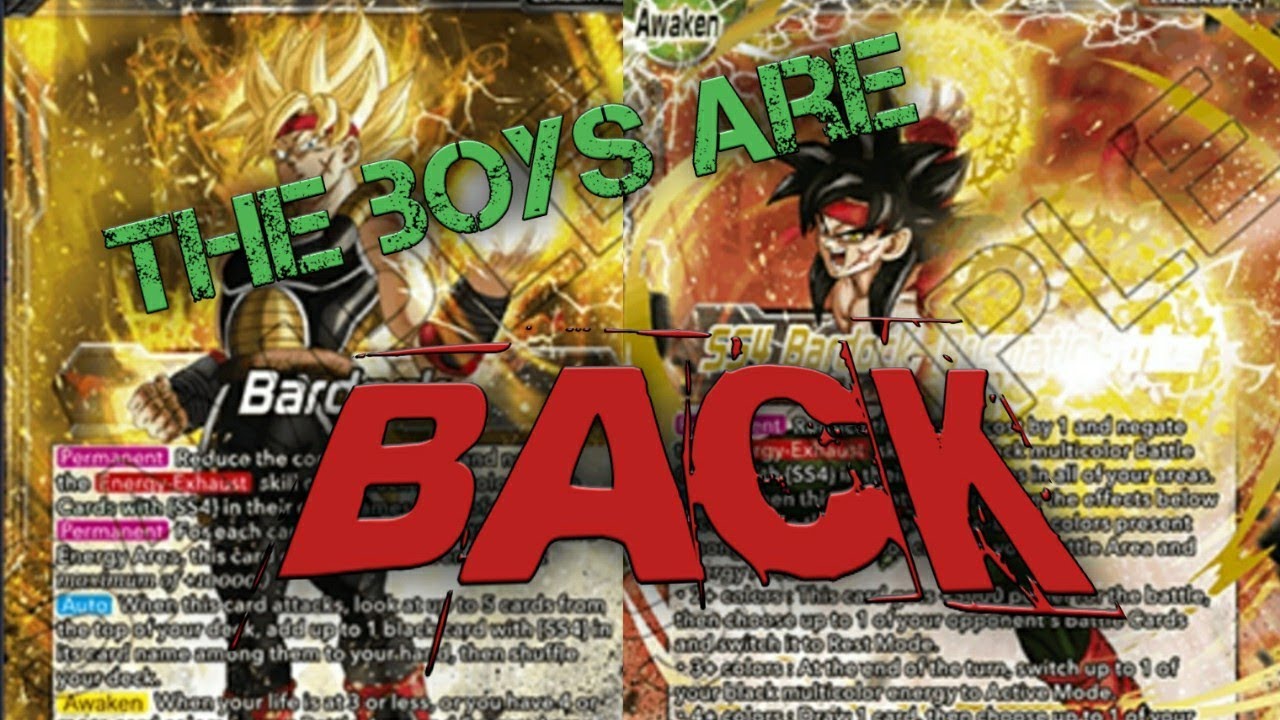 SS4 Bardock (All) Deck Profile - YouTube