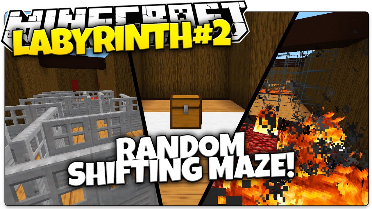 Minecraft | LABYRINTH #2! | Random Shifting Maze (Minecraft Custom Mini ...