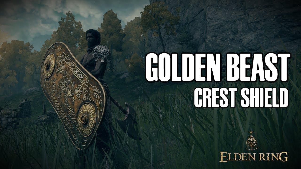 Golden Beast Crest Shield | Weapon Showcase - YouTube