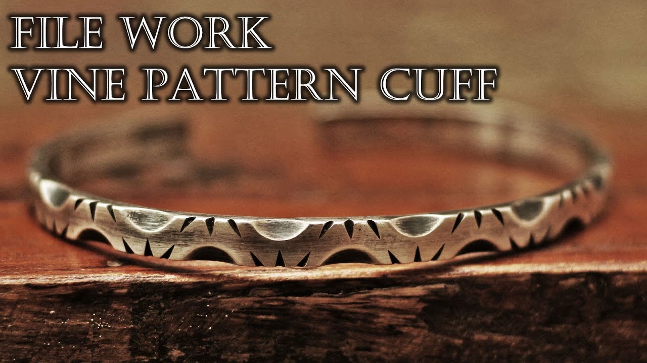 BS 031(FILE WORK VINE PATTERN CUFF) - YouTube