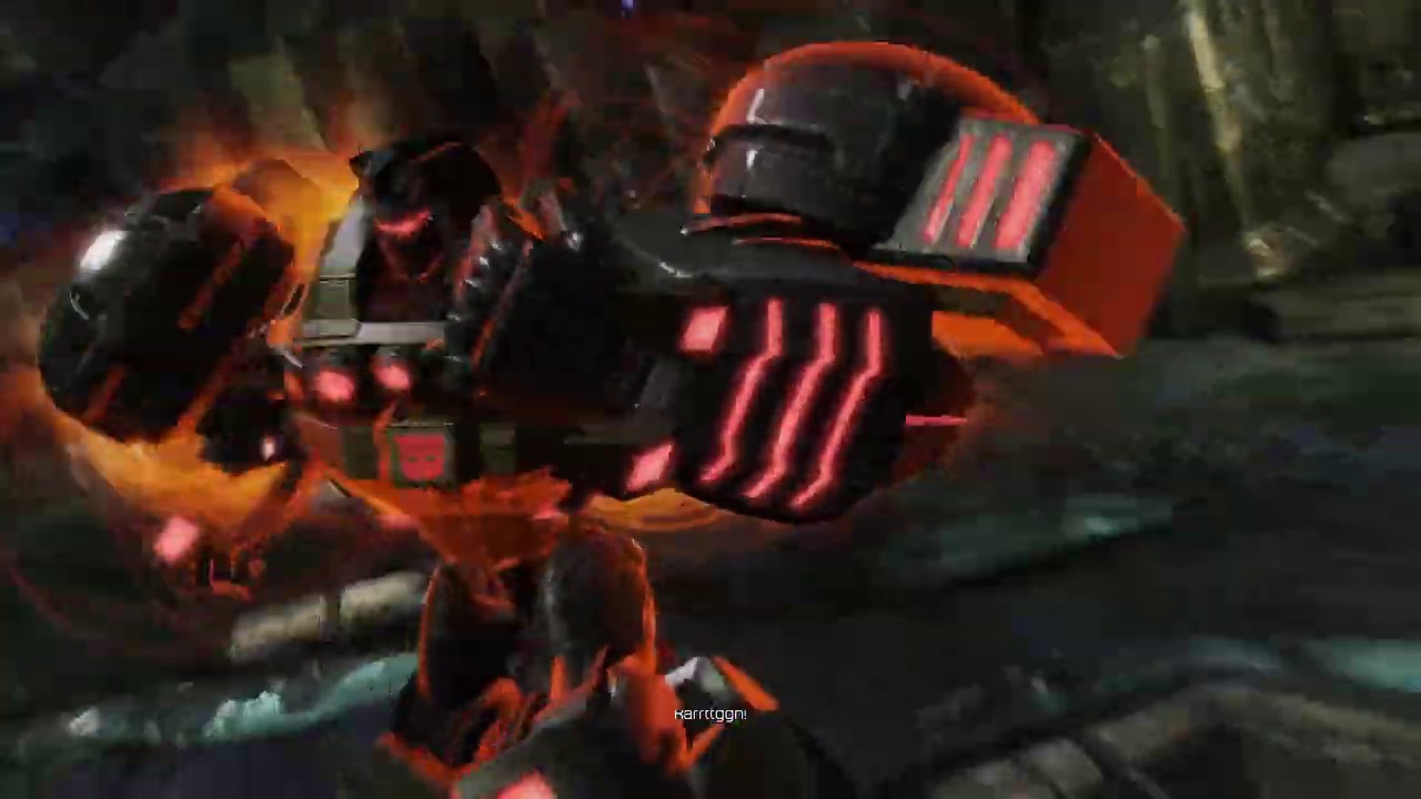 GRIMLOCK SCENES TRANSFORMERS Fall of Cybertron - YouTube