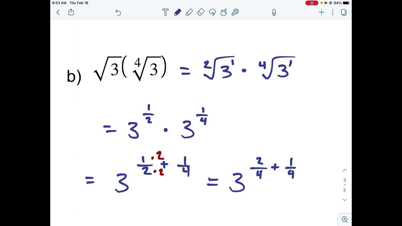 7 4 Multiplying Radicals With Different Indexes Algebra 2 Notes 7 4 Multiplying Radicals With Different Indexes Algebra 2 Notes