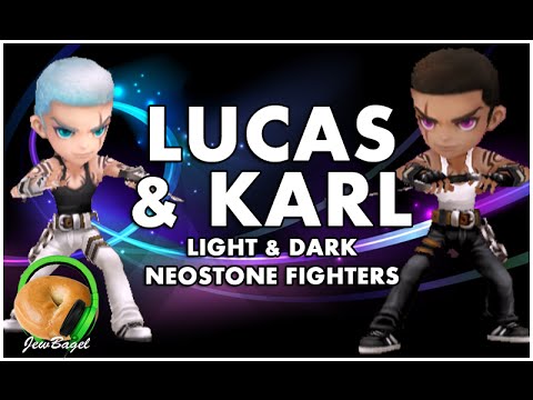 SUMMONERS WAR : Lucas & Karl (Light & Dark Neostone Fighters ...