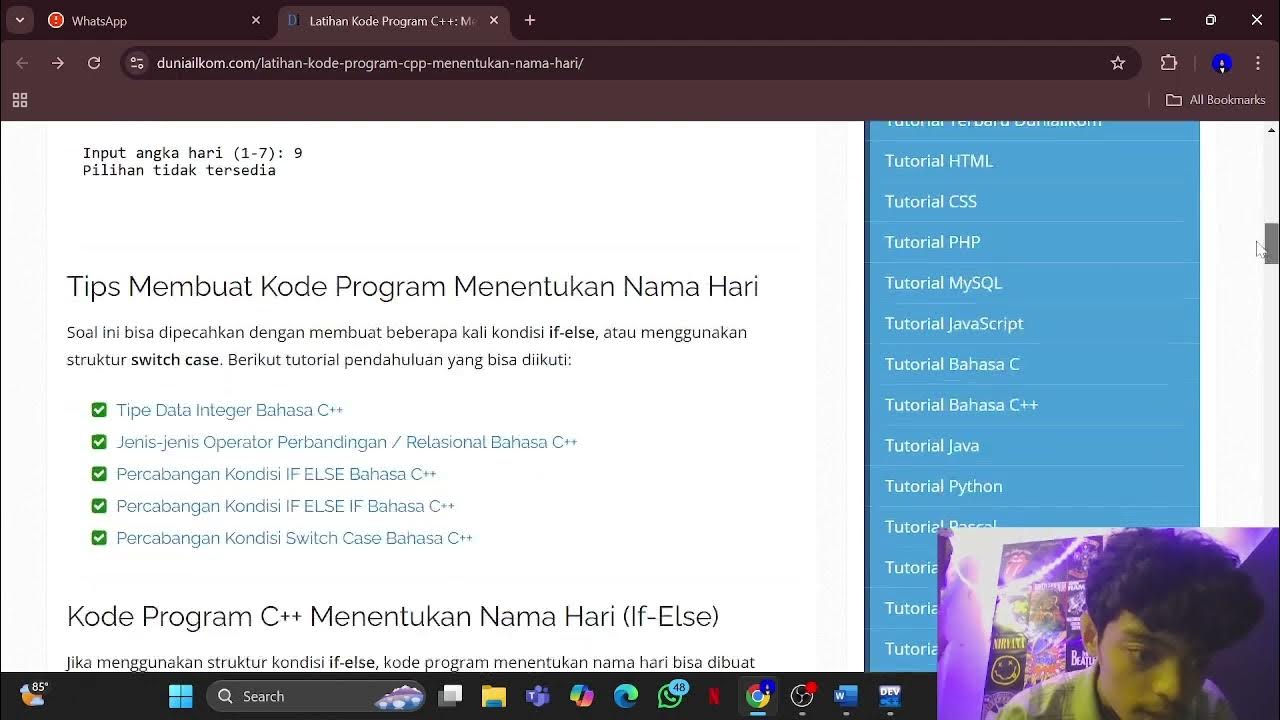 UAS CODING 2025 - Ananda Dwi Putra (23059058) - YouTube