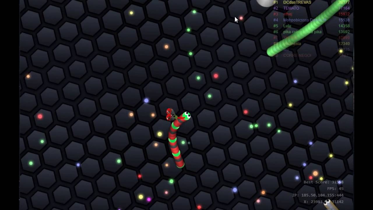 Jogando Slither.io + Slither.io Mods, Zoom, Create Your Skins #3 - YouTube