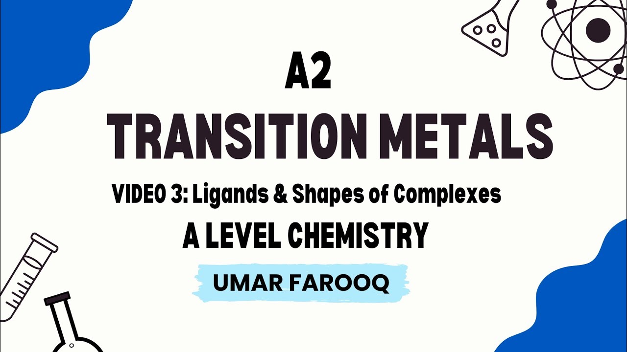 Transition Metals A-Level Chemistry 9701 | Ligands and Shape of Complex ...