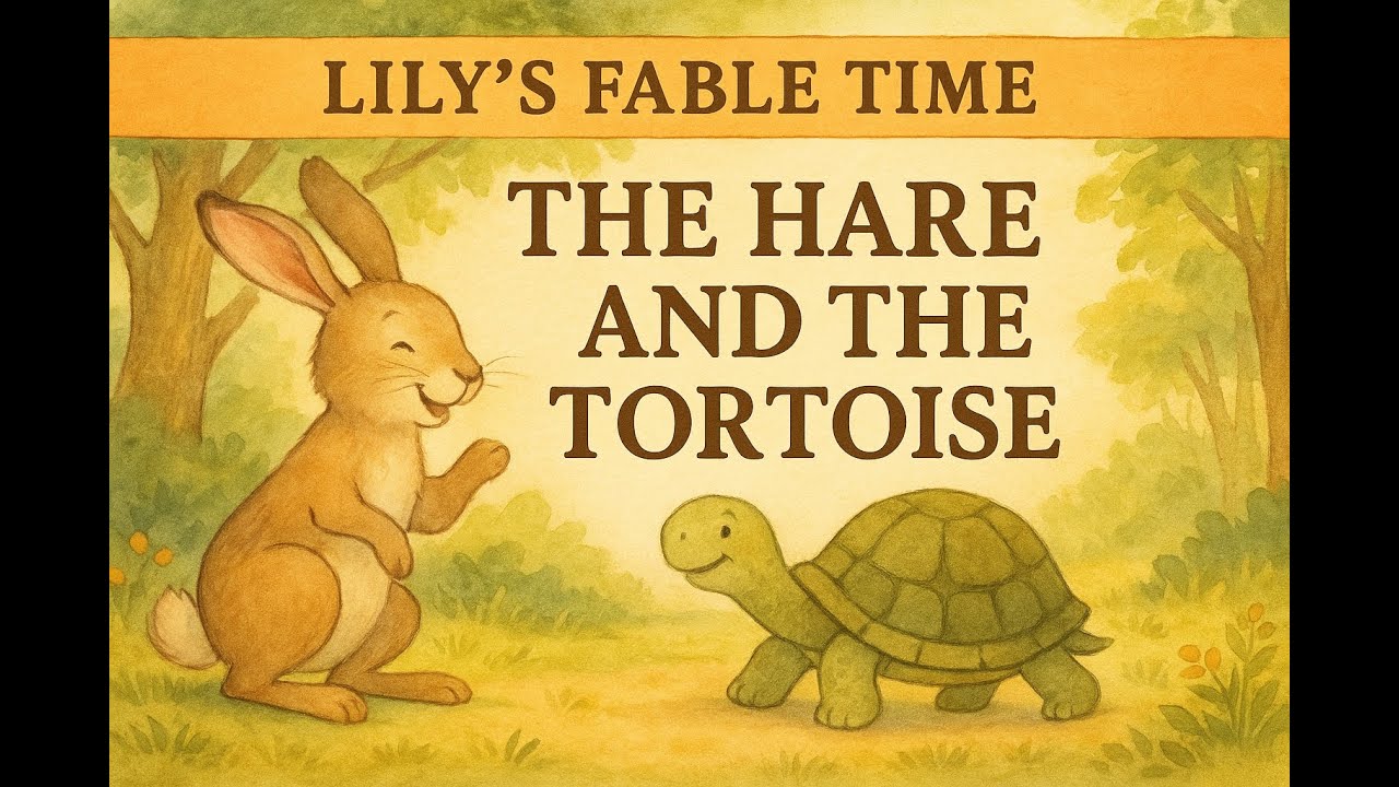 The Hare and the Tortoise | Aesop’s Fables | Lily’s Fable Time #015 ...