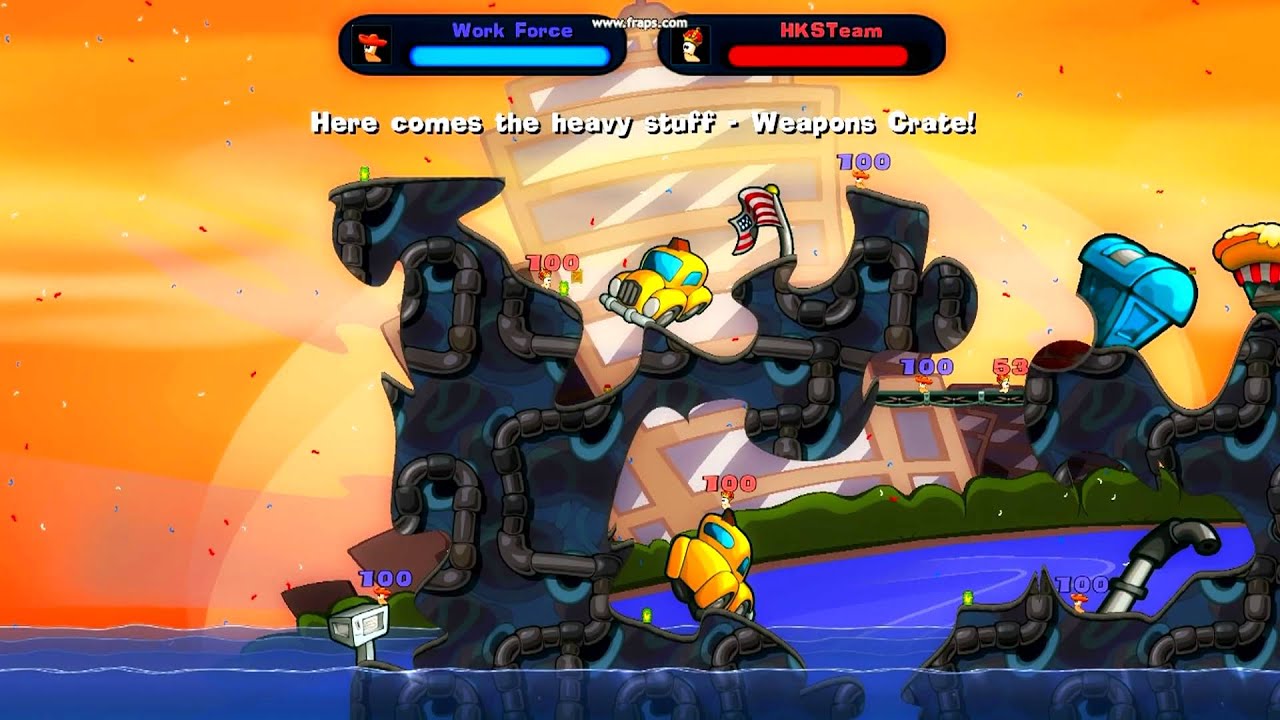 Worms Reloaded UZI - YouTube