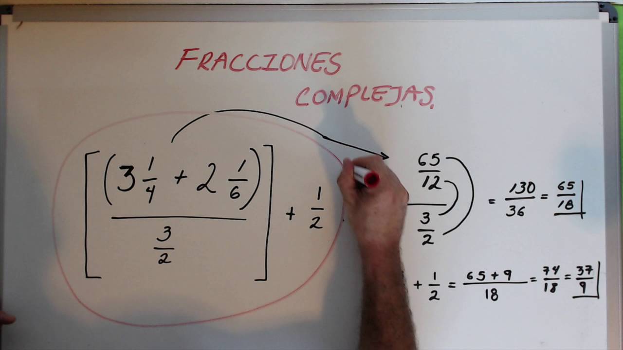 Fracciones Complejas - YouTube