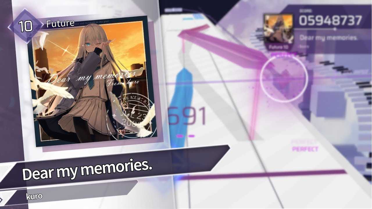 【Arcaea Fanmade】Dear my memories. - kuro (Future 10) - YouTube